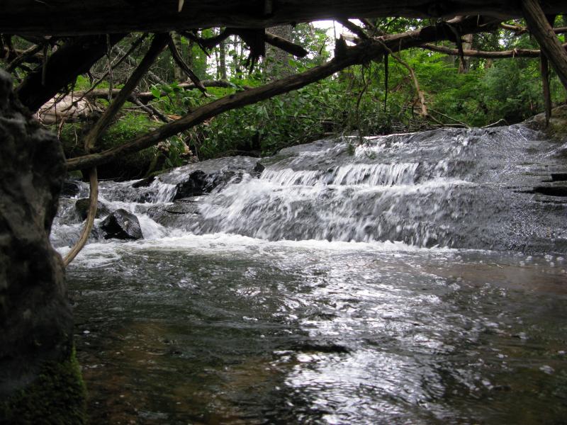 Rock Bluff Falls – The Porcupine Mountains & Ontonagon Area