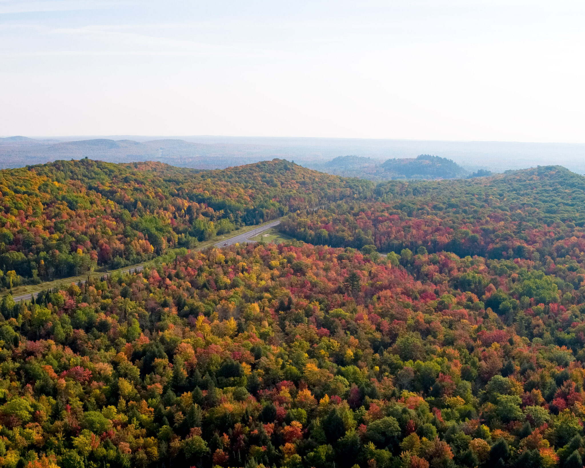 Fall Colors in the Porcupine Mountains Area